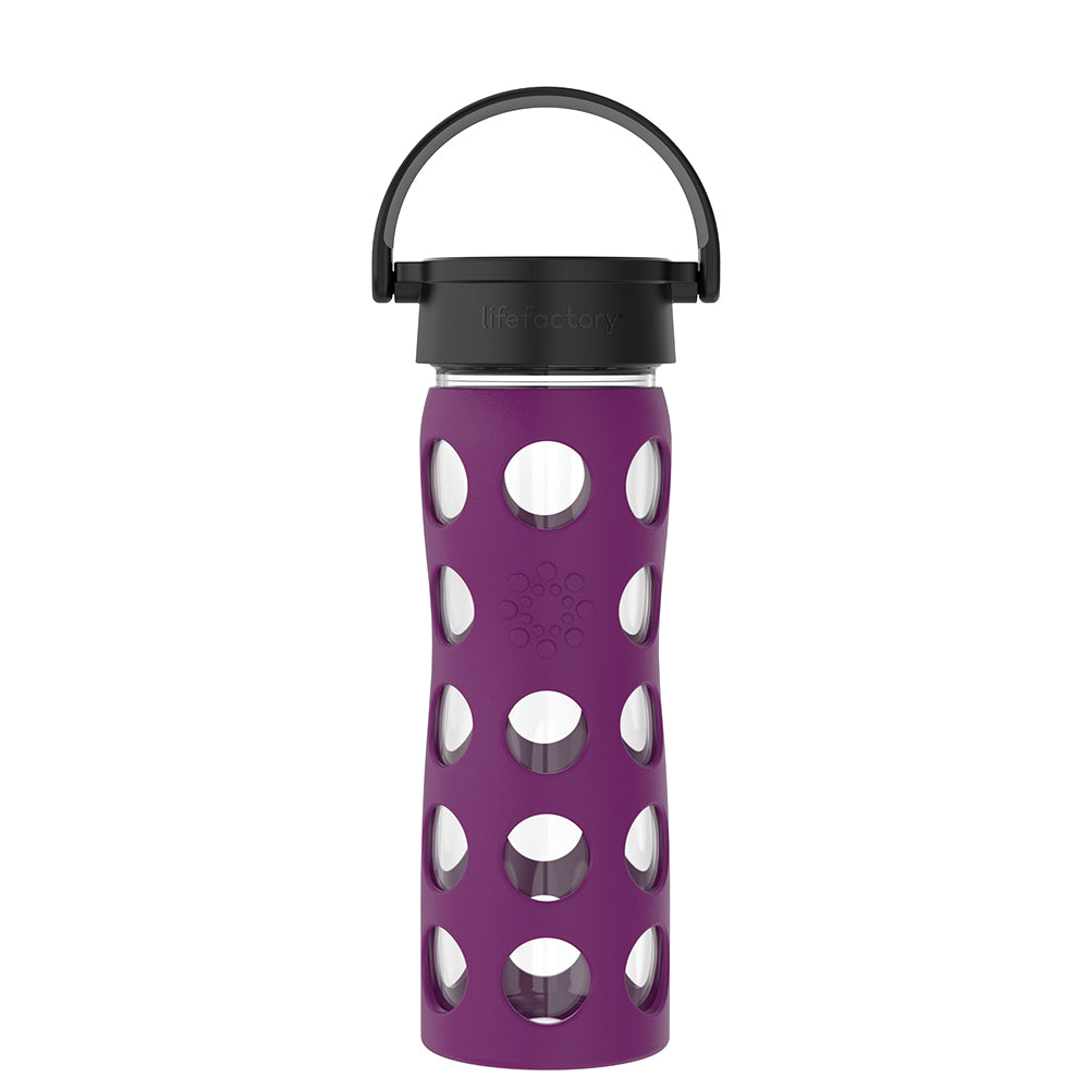 16oz Glass Water Bottle with Silicone Sleeve Lifefactory